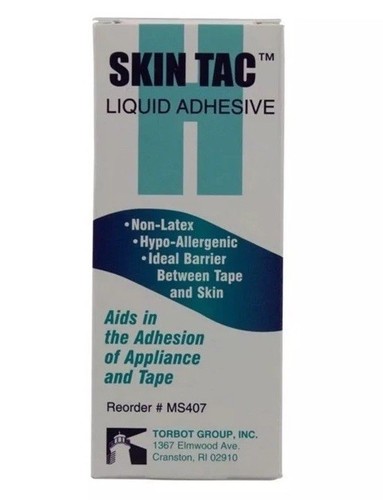 Skin Tac 4 oz Liquid Adhesive, Hypoallergenic & Easy to Remove #MS407 ...