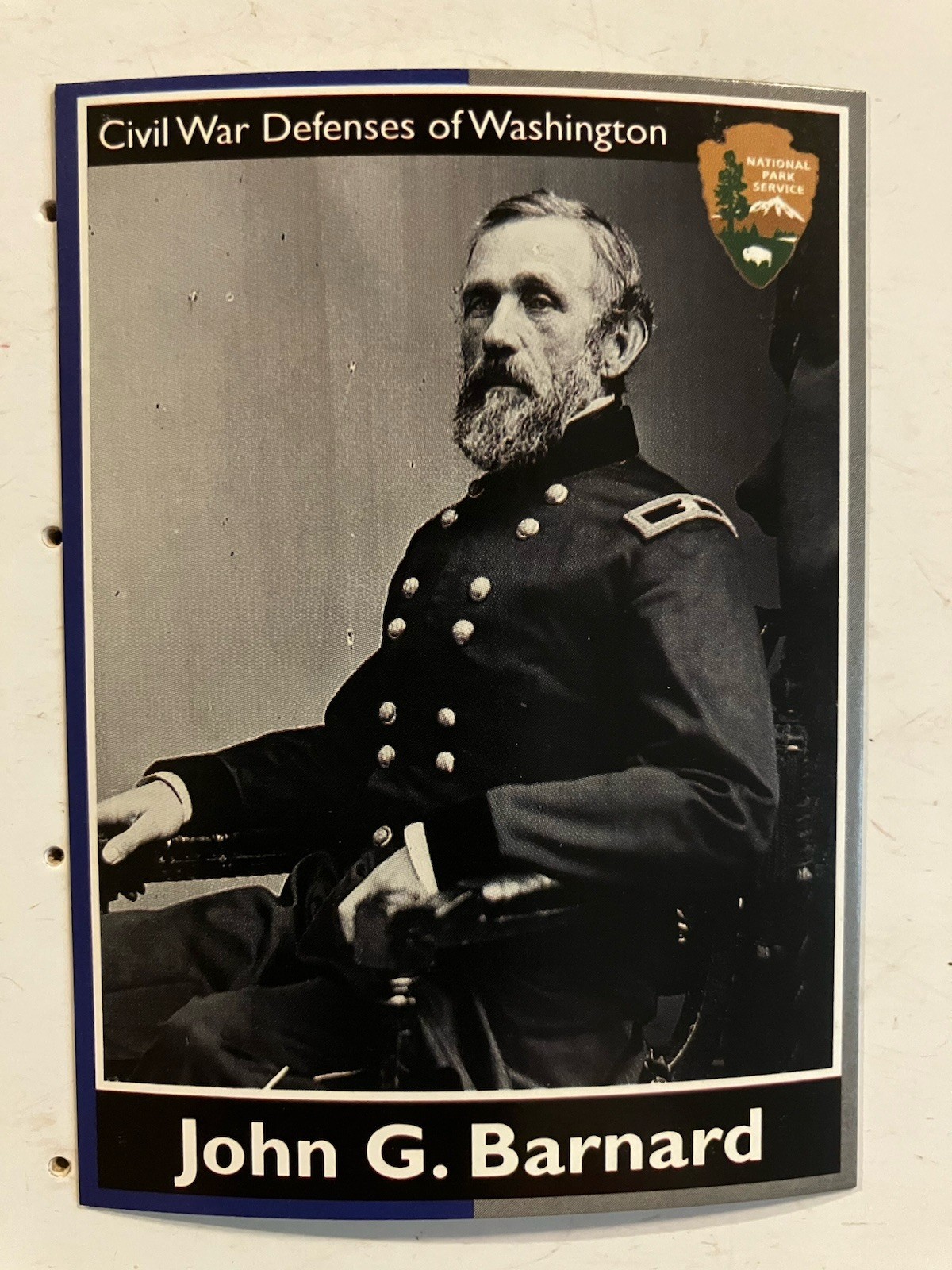 NPS Civil War To Civil Rights Trading Cards - Civil War Defenses of ...