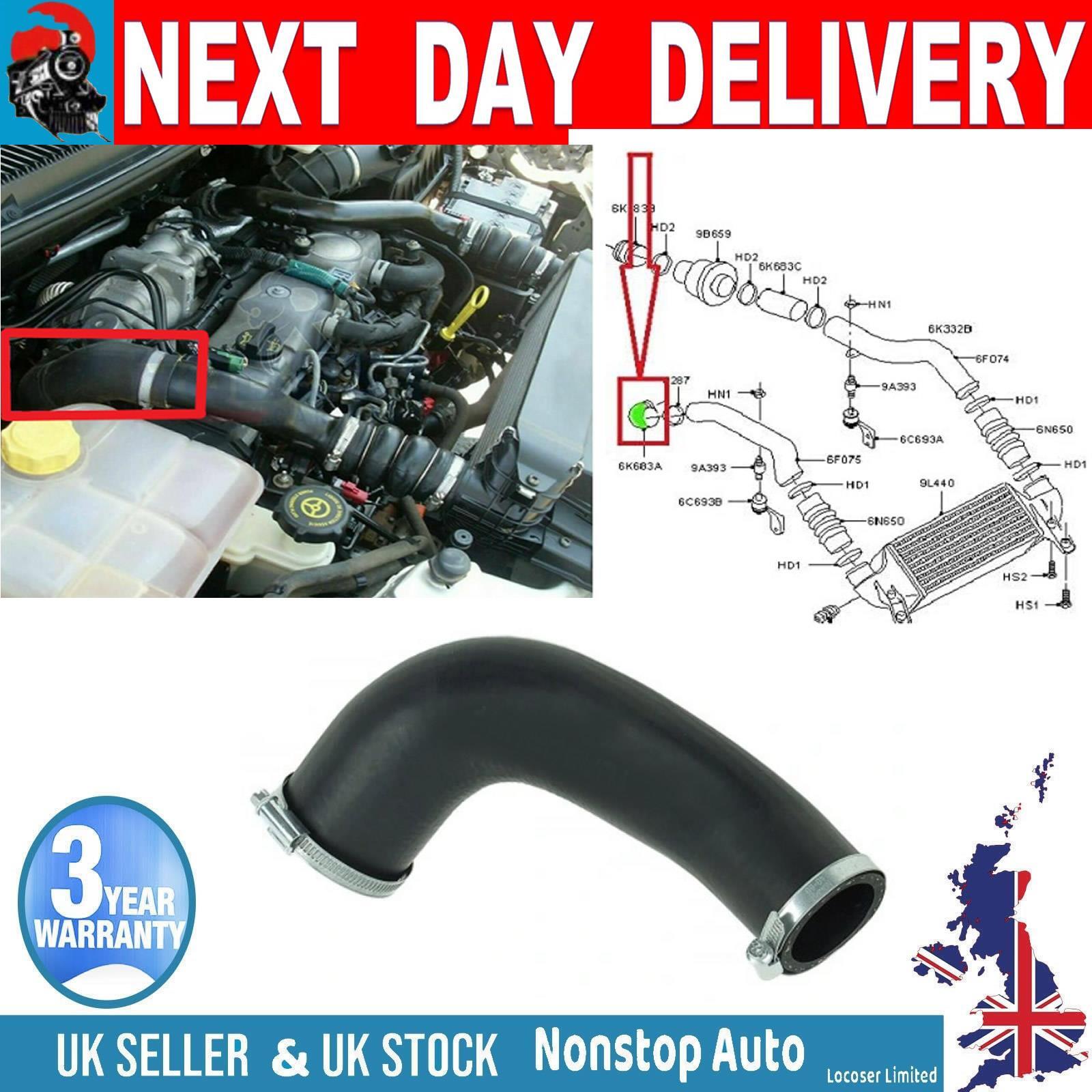 TURBO INTERCOOLER HOSE PIPE FOR TRANSIT TOURNEO CONNECT 1.8 TDCI ...