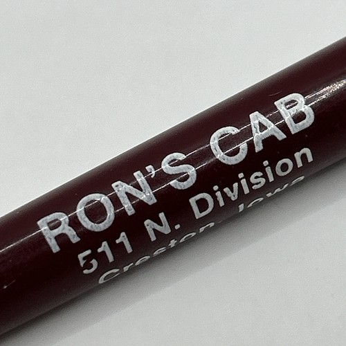 VTG Ballpoint Pen Ron's Cab Creston IA | eBay