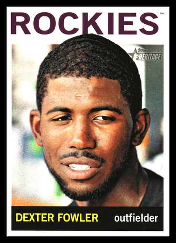 2013 Topps Heritage #164 Dexter Fowler Colorado Rockies | eBay