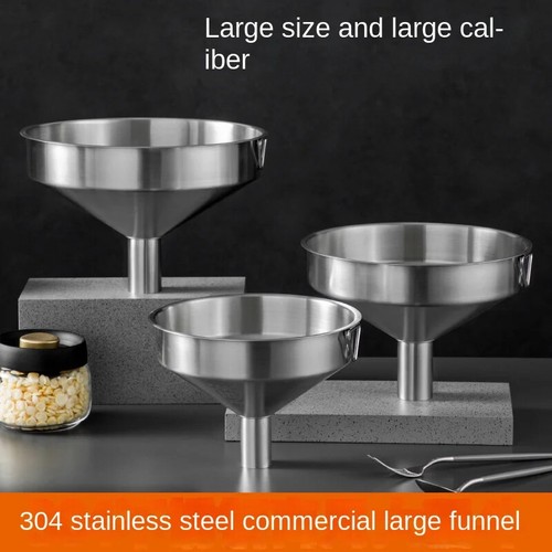Stainless Steel Funnel Large Diameter Wide Mouth for Commercial and ...