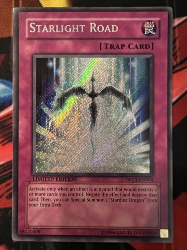YUGIOH STARLIGHT ROAD SECRET RARE DPCT-EN004 LIMITED EDITION NM | eBay
