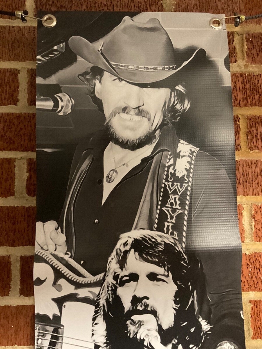Johnny Cash And Waylon Jennings Poster