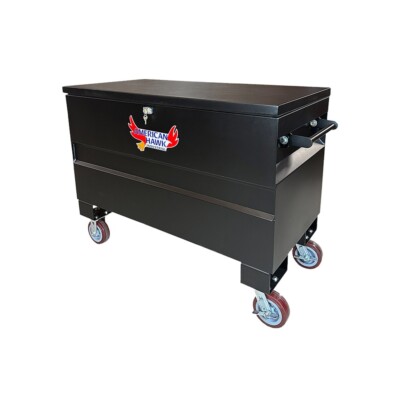 Job Box Tool Box - Black | Construction Tool Box | Tool Chest 48"x29.5 ...