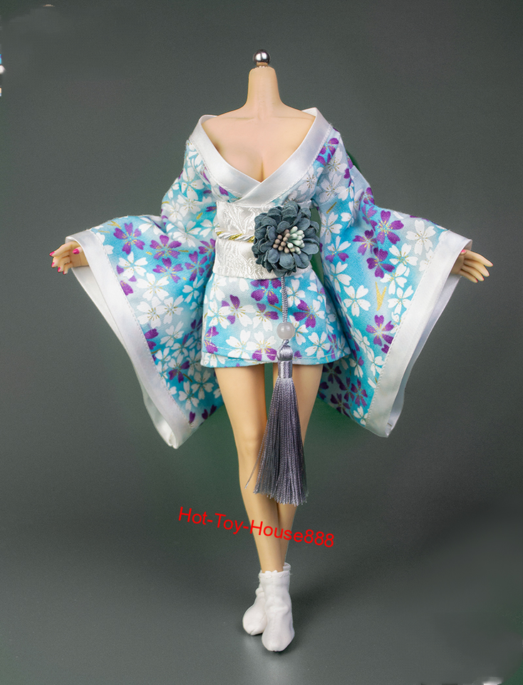 1/6 Japanese Long / Short Bathrobe Kimono Clothes Fit 12" TBL Action ...