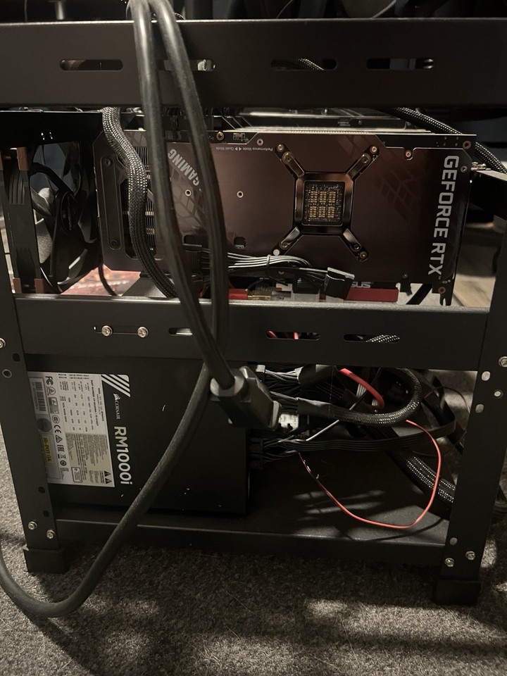 Crypto Mining Rig 3080x5 NonLHR Rog Strix tuf gaming 480+hash | eBay
