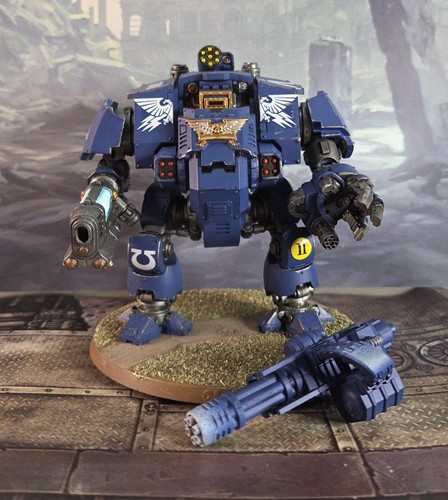 Warhammer 40k Space Marine Ultramarine Redemptor Dreadnaught W ...