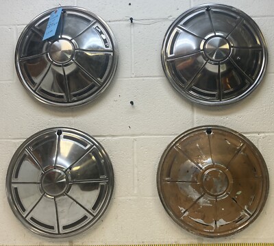 Used OEM Mopar Set Of 4 14" Hub Caps 1972-1976 Plymouth Valiant (5499 ...