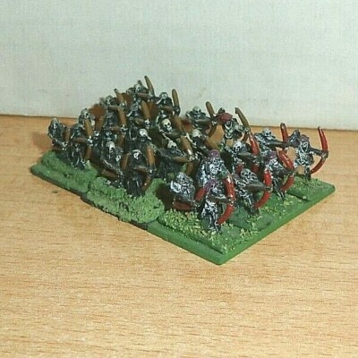 Warmaster: Undead Tomb Kings Skeleton Bowmen/Archers Unit painted | eBay