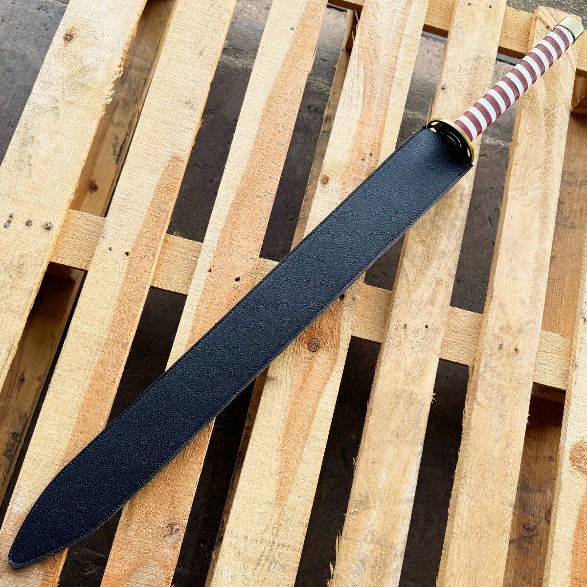 Anime Demon Slayer - Obanai Iguro Serpent Nichirin Samurai Sword Blade ...