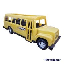 American Plastic Toys 83140 Toddlers Kids Large 18 Inch School Bus Car ...