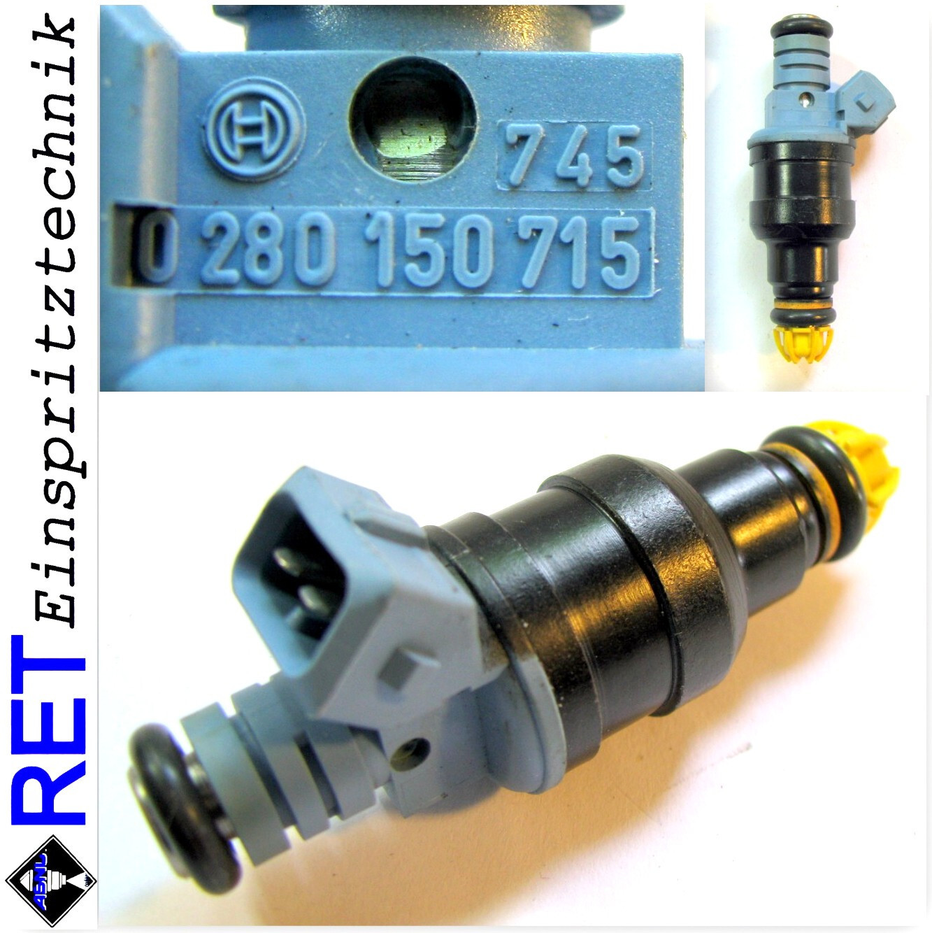 Einspritzd%C3%BCse+Einspritzventil+Bosch+0280150715+BMW+E31+850+I for ...