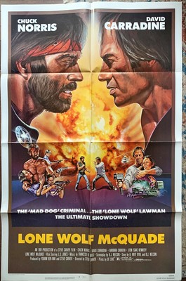 Lone Wolf McQuade (1983) One Sheet Movie Poster - Chuck Norris | eBay