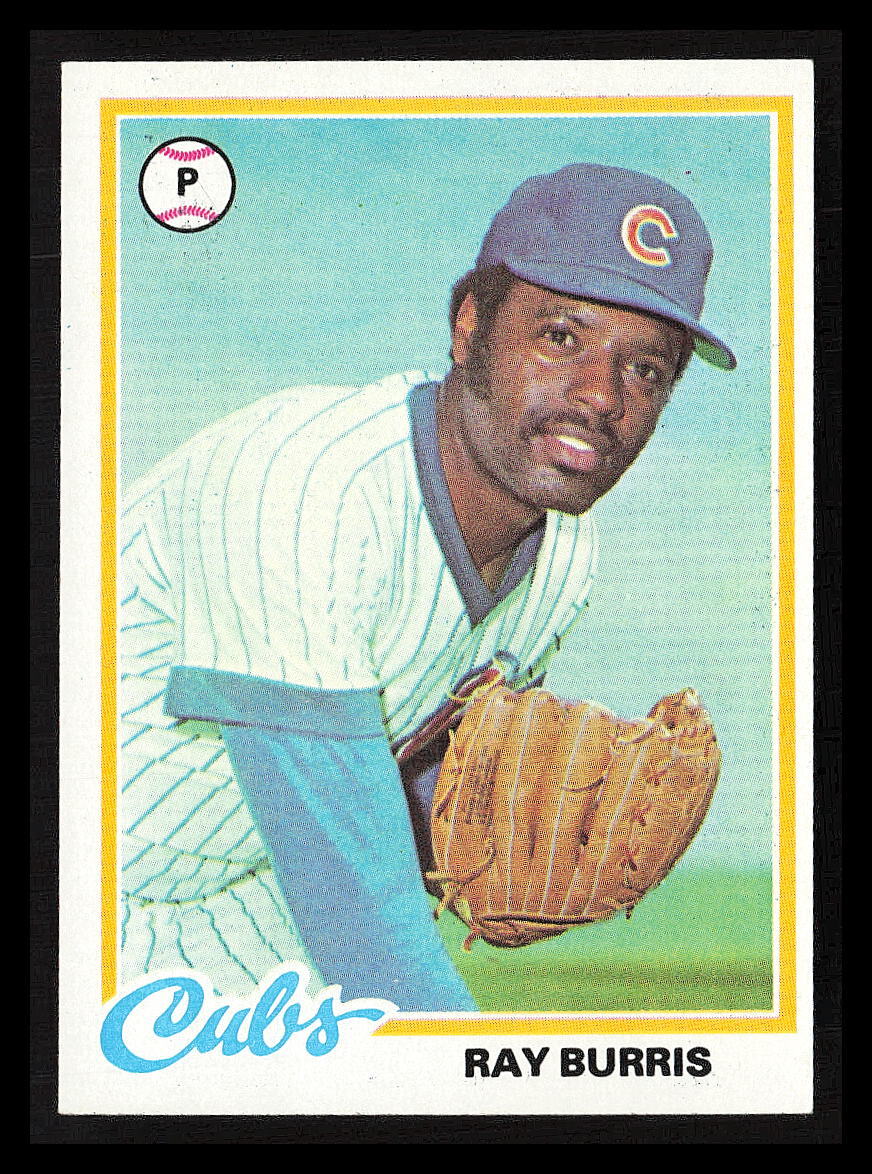Ray Burris 1978 Topps #371 Chicago Cubs | eBay