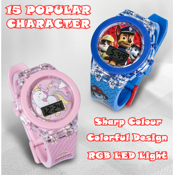 GLOWING WATCH LOL SURPRISE KID LED ELECTRONIC DIGITAL DISPLAY WATCH TOY ...