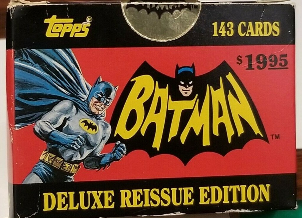 Brand new 1966 topps batman trading cards (143) Deluxe reissue Series 1 ...