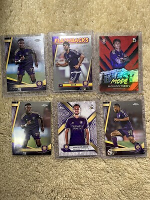 6 Card Lot Orlando City SC MLS Topps, Kaka 95, Torres BM-27, Muriel 120 ...