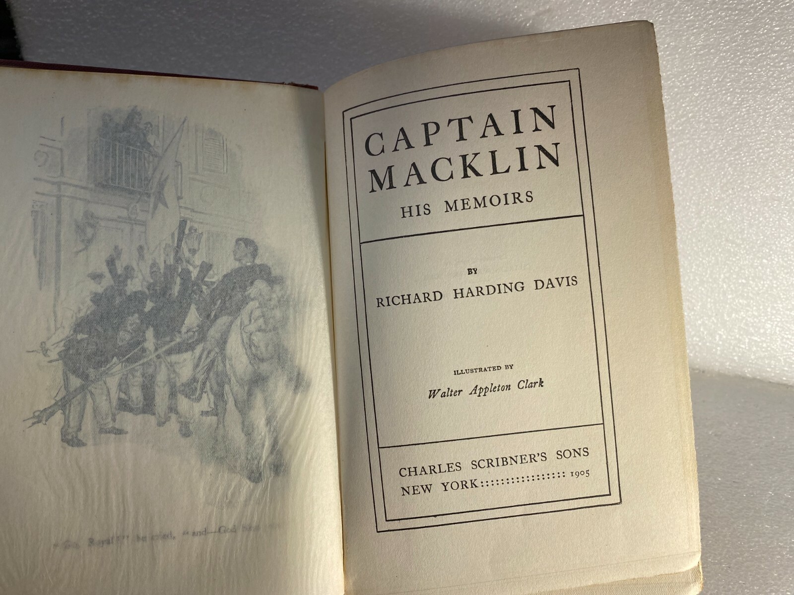 Captain Macklin-His Memoirs by Richard Harding Davis ~ 1902-Hardcover ...