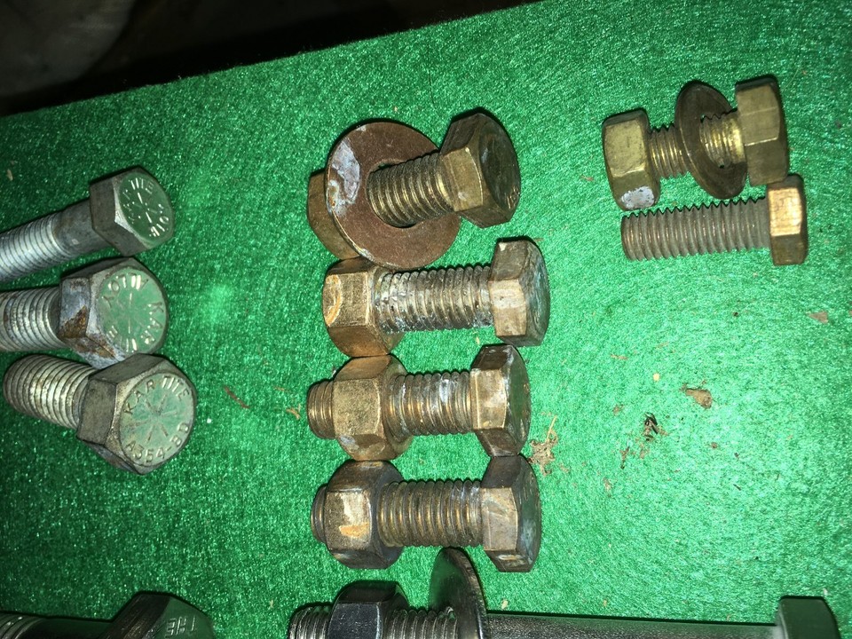 Hex Bolt Lot (62) F593-G316 S30400 F593C F593D 651 S31600 washers and ...