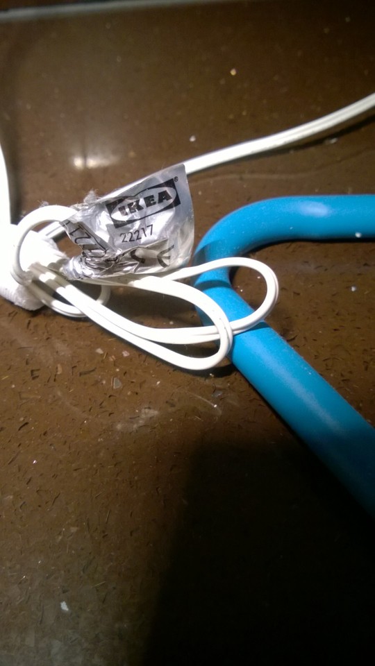 Ikea HARTE LED Work Desk Lamp with USB Port, Modern Bendy Metal Pipe ...