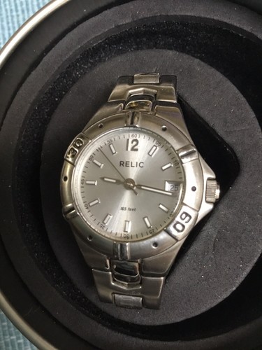 Womens Relic Quartz Watch With Date With Container | eBay