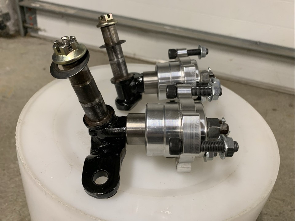 1986-87 TRX70 Modified Front Spindles With Kart Hubs | eBay