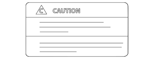 Genuine Nissan Caution Label 99053-3TA0A | eBay