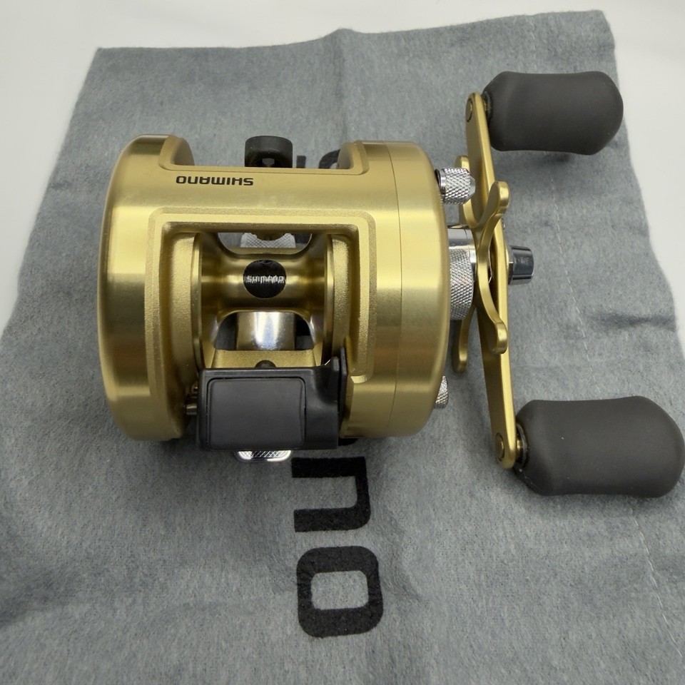 Shimano Gold Calcutta 200B Baitcasting Fishing Reel New Open Box With ...