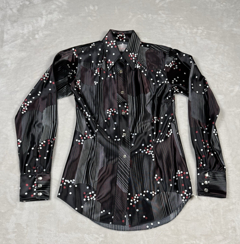 Vintage 70s H Bar C Ranchwear Long Tail Western Pearl Snap Sizee 30 ...