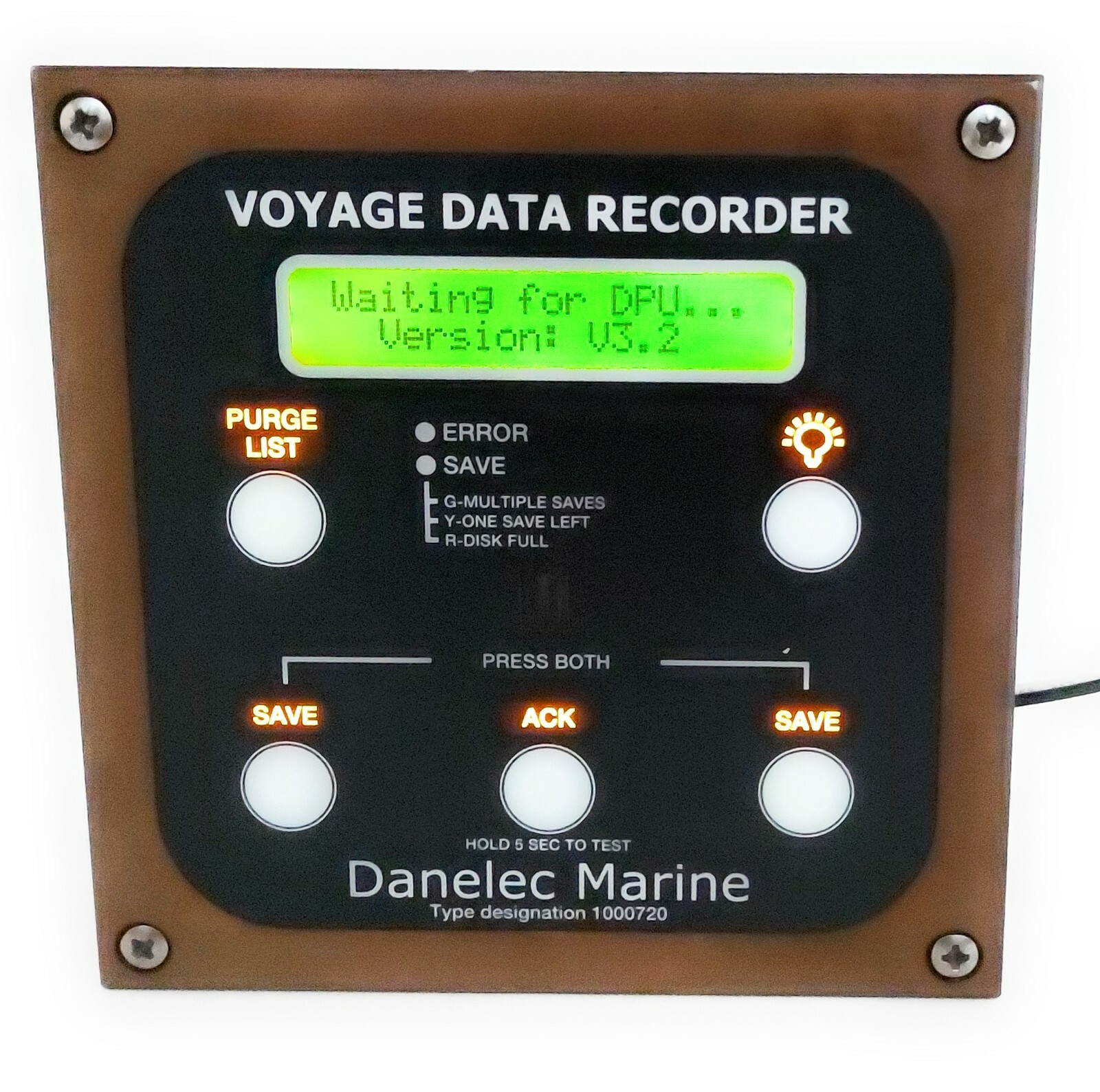 Danelec Marine VDR 1000720 Voyage Data Recorder VER 3.2 | eBay