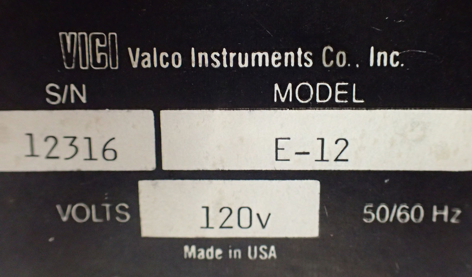 VICI VALCO E-12 120VAC 12 POSITION VALVE ACTUATOR | eBay