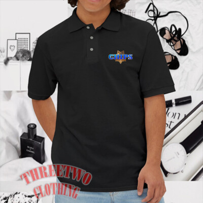 CHIPS Police Movie Badge Men's Black Size S to 3XL | eBay