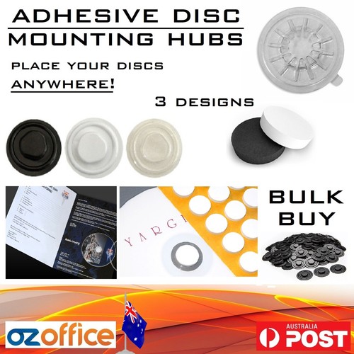 CD DVD Adhesive Spider Hubs Mounting Sticker Dots - Mount Your Discs ...