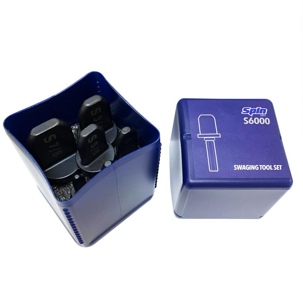 Swaging Spin Set 6 Tools Per Set: 1/4in, 3/8in, 1/2in, 5/8in, 3/4in, 7 ...