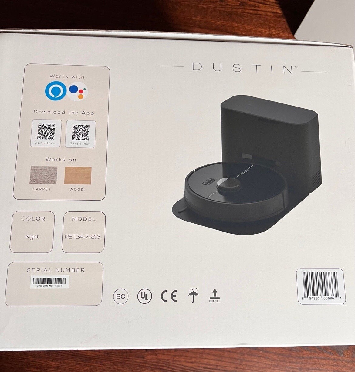 BobSweep - Dustin!! The self-emptying robot, vacuum/mop | eBay