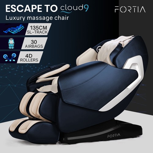 FORTIA Massage Chair Zero Gravity Recliner Seat Full Body Shiatsu 4D ...