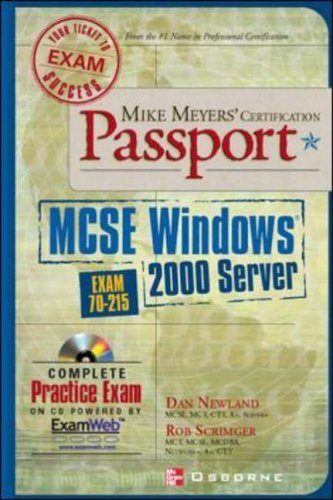Mike Meyers' MCSE Windows 2000 Server: Certification Passport ( 9780072194234 | eBay