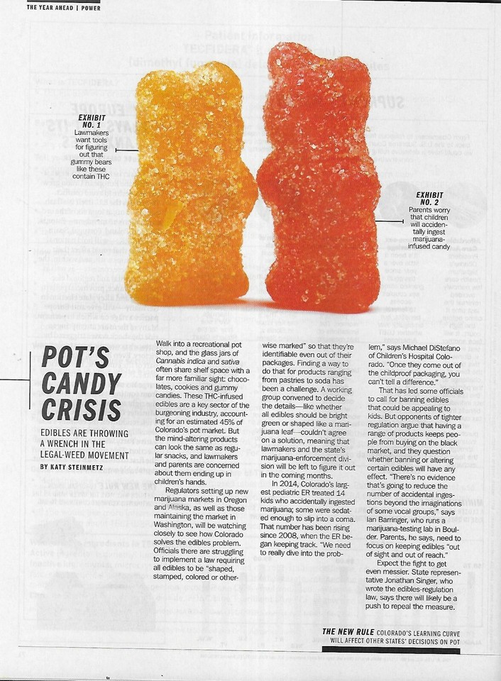 Time Magazine Scott Kelly Hillary Clinton Pot Candy Amy Schumer Abby ...