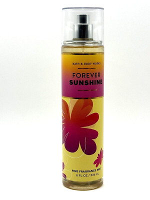 NEW 1 BATH & BODY WORKS FOREVER SUNSHINE FINE FRAGRANCE MIST BODY SPRAY ...
