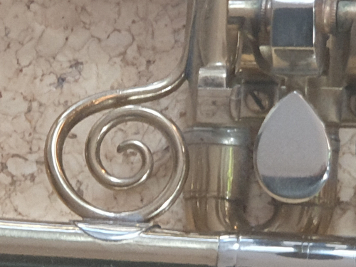Beautiful old & rare trumpet, high pitch? "Heckel snake", octogonal ...