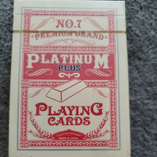 No 7 Premium Brand Platinum Plus Playing Cards | eBay
