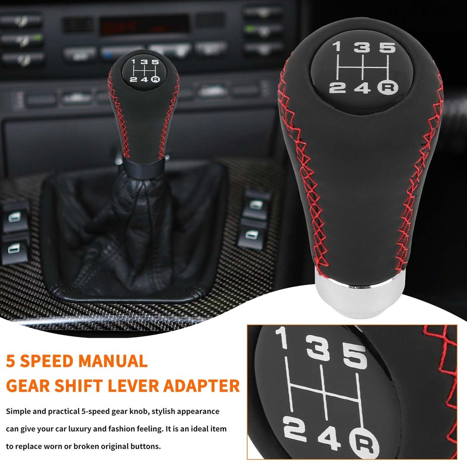 5 Speed Car Gear Stick Shift Handle Knob Shifter Lever Manual For Ford ...