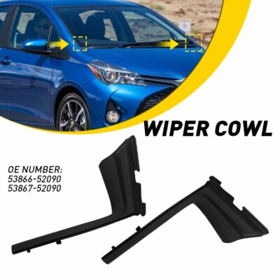 For 2012-2014 Toyota Yaris Windshield Wiper Cowl Extension Trim Hood ...