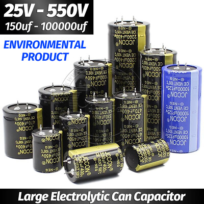 Large Electrolytic Can Capacitor Snap in Electrolytic Capacitor 100uF ...