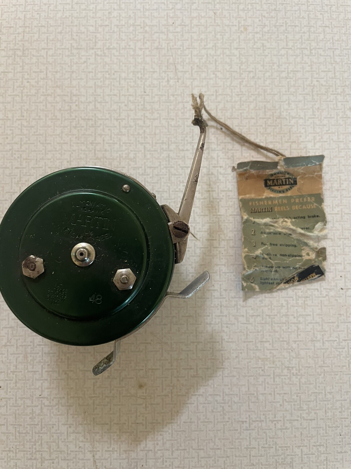 Vintage Automatic Mohawk Martin Fly Fishing Reel No. 48, Green | eBay