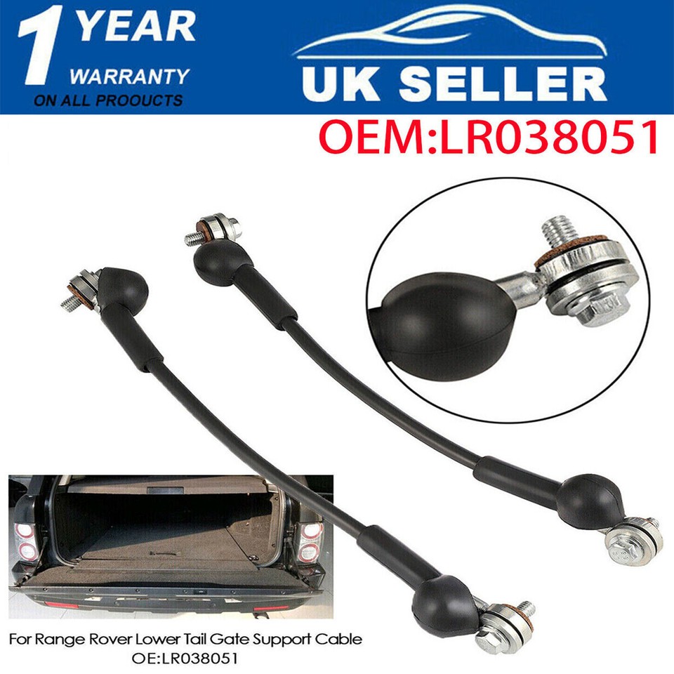 LR038051 Fits RANGE ROVER L322 REAR LOWER TAILGATE BOOT STRAPS X2 ...