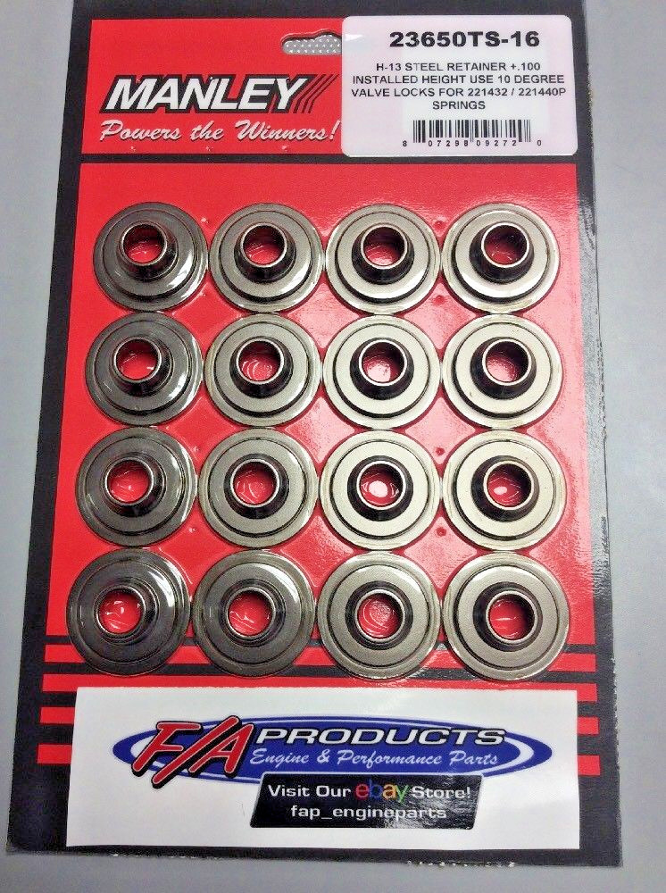 1.530" 1.570" Double Valve Spring Manley 23650TS-16 Tool Steel ...