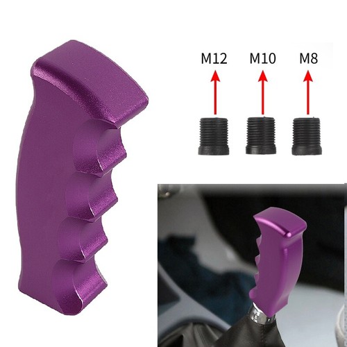 JDM Aluminum Slotted Pistol Grip Handle Manual Gear Stick Shift Knob ...