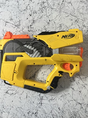 Nerf N-Strike Firefly Rev-8 Yellow Blaster Gun Only | eBay